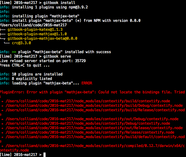 Info Load Plugin Mathjax Error · Issue 13 · Gitbookioplugin 4629